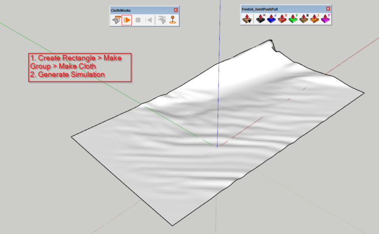 Joint Push Pull Tool in Sketchup