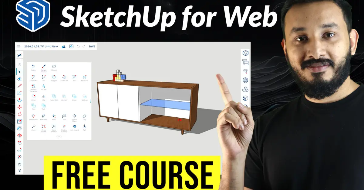 Master Sketchup for Web Free Course: Empower 3D Modeling Skills